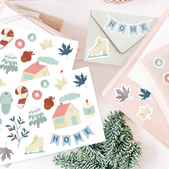 Pegatinas de invierno - Stikets