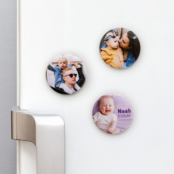 Imanes personalizados para nevera redondos 3,2 cm - Stikets