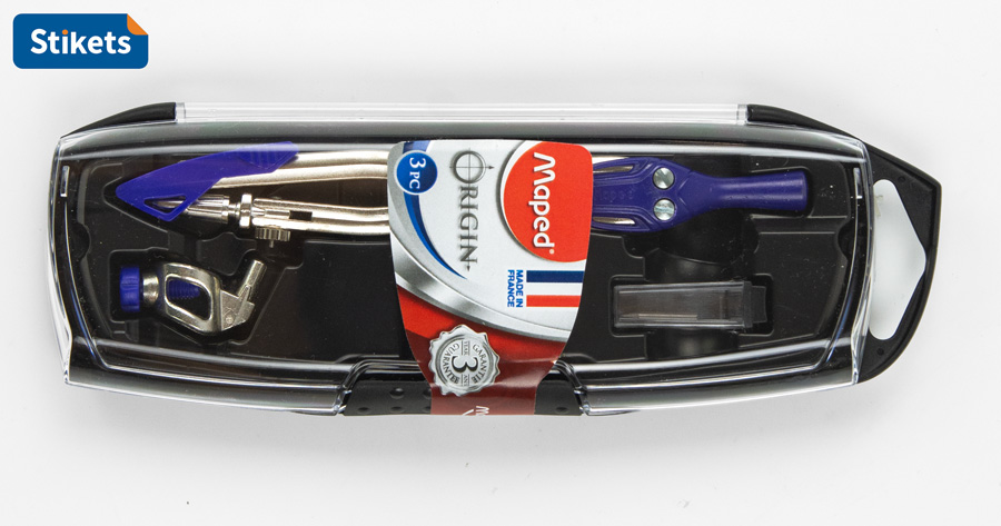 Compás de dibujo Maped Origin 3 piezas - Stikets