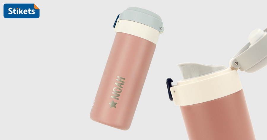 Botella de acero inoxidable Monbento 360ml rosa - Stikets