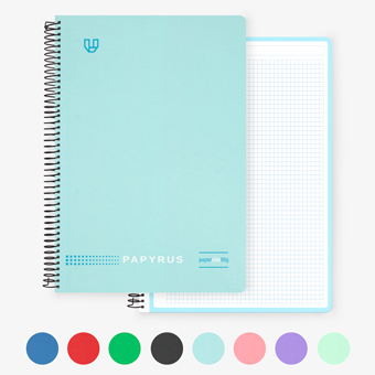 Cuaderno A4 Papyrus con tapa extradura - Stikets